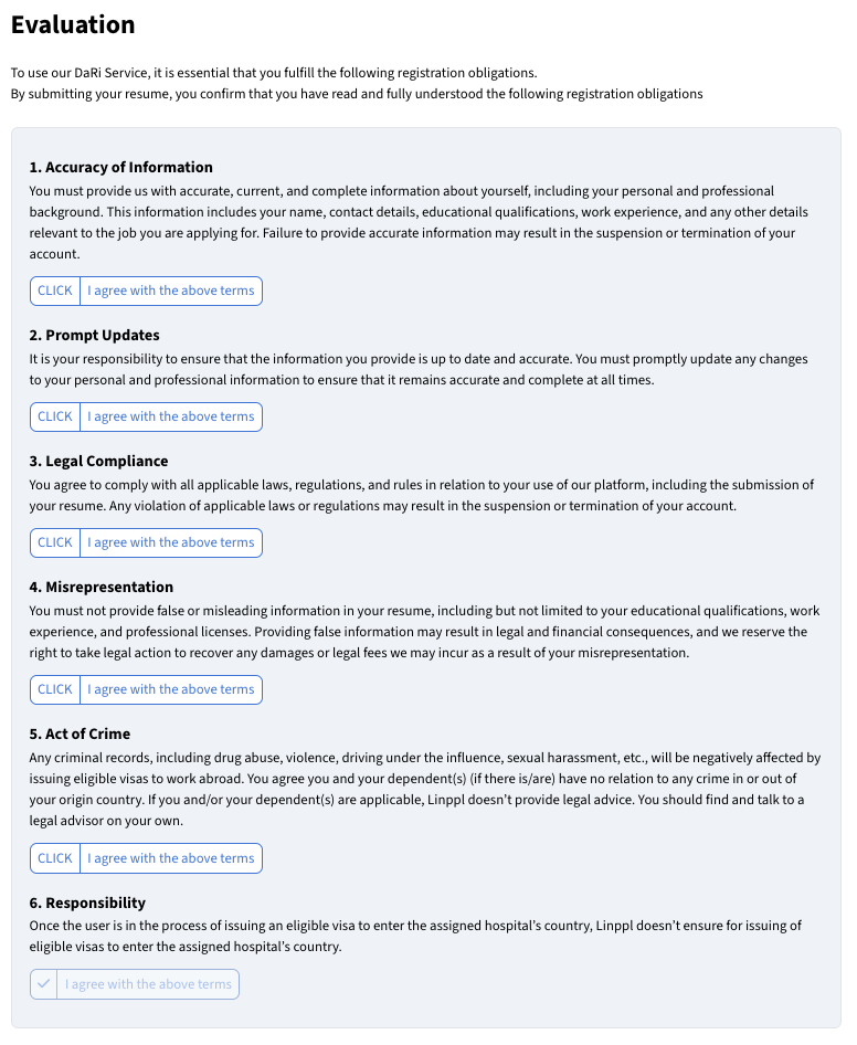Resume Evaluation - DaRi Resources