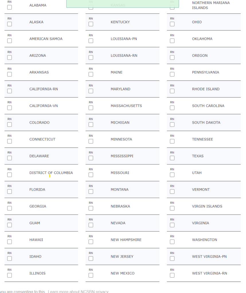 Step 5. Verification of License (Nursys) - DaRi Resources